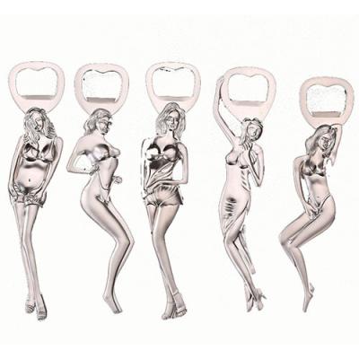 China Russian Metal Beauty Set Beer Bottle Opener for sale