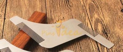 China Fashion Stainless Steel Beard Shaving Styling Tool for sale
