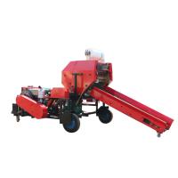 China 50-80kg Corn Silage Square Baler Machine Intelligent Diesel Engine Automatic Baling Wrapper for sale