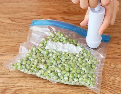 Cina Sacchetti sigillanti per alimenti sottovuoto in nylon Confezione per alimenti richiudibile con chiusura lampo personalizzata in vendita