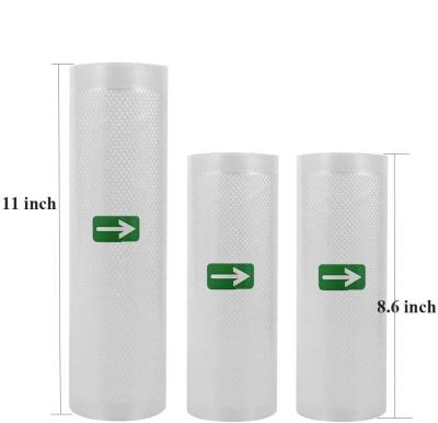 Cina Rotoli sottovuoto per frigoriferi Sacchetti sottovuoto in plastica di nylon PE 11 