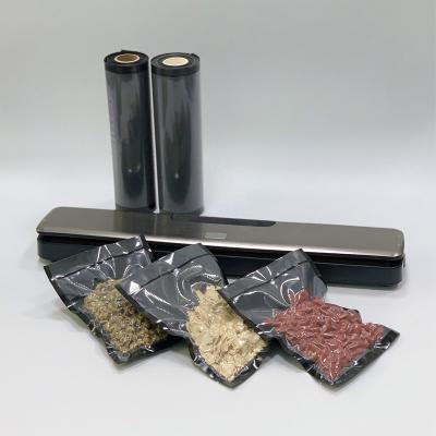 Cina Il rotolo di chiusura sottovuoto nero del calore pretagliato ha impresso il sigillatore Rolls di vuoto in vendita
