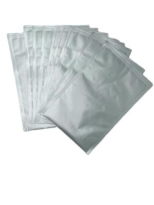 Cina QS Sacchetti sottovuoto impermeabili in Mylar goffrato argento metallizzato richiudibile in vendita