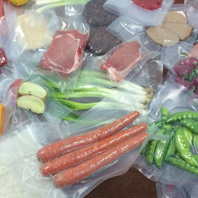 China 2-pack Sous Vide-vacuümzakken met eigen logo Kernels Gladde voedselopslagrollen Te koop