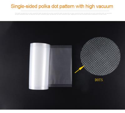 Cina food saver vacuum sealer bags Three Sides Sealed Embossed Vacuum Sealer Bags Rolls in vendita