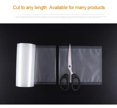 Cina food saver vacuum sealer bags Three Sides Sealed Embossed Vacuum Sealer Bags Rolls in vendita