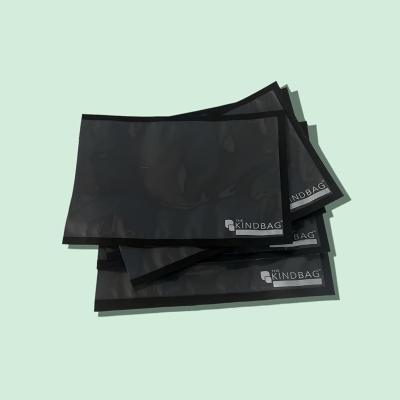 Cina Custom Printing Plastic Black Vacuum Seal Rolls Embossed Resealable Vacuum Sealer Bags in vendita