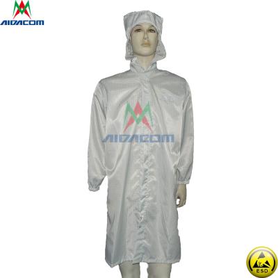 Cina Anti grembiule di lavaggi ESD di ohm 50 dei batteri 10e9 con il cappuccio in vendita