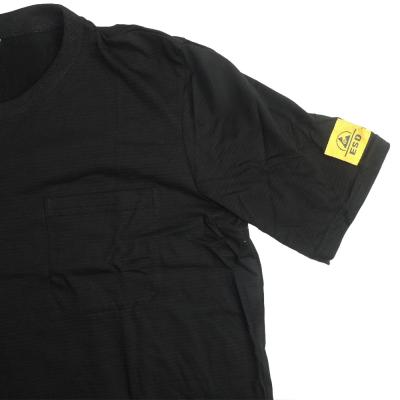 Cina SGS del CE 80 volte che lavano ESD nero Polo Shirts in vendita