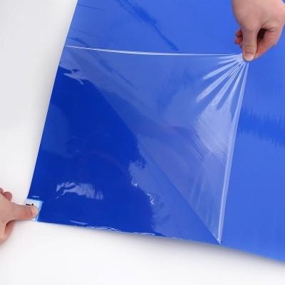 中国 30 and 60 layers Short Time Delivery  Disposable Pe Cleanroom Sticky Mat 販売のため