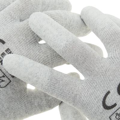 China Lowest price nylon antistatic industrial working factory nylon esd glove for sale