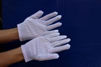 China 100% Polyester ESD PPE Gloves Anti Static Dust Free for Electronic Assembly S M L XL for sale