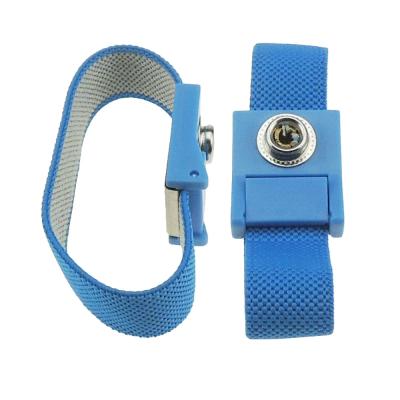 Cina Cinghia di polso dell'ABS ESD della rottura 1M5% del nero blu 7MM in vendita