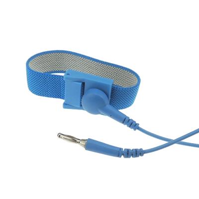Cina Cinghia di polso dell'ABS ESD della rottura 1M5% del nero blu 7MM in vendita