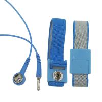 China ESD Wrist Strap 1.8M Coil Cord Anti Static Wrist Band for Electronics Cleanroom for sale