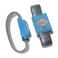 China Adjustable ESD Wrist Strap 2.2mm Wire 1.8m Coil Cord Antistatic Grounding Band for sale