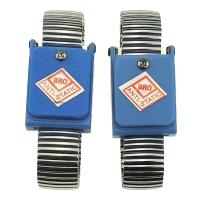 China Adjustable ESD Wrist Strap 2.2mm Wire 1.8m Coil Cord Antistatic Grounding Band for sale