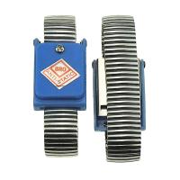 China Adjustable ESD Wrist Strap 2.2mm Wire 1.8m Coil Cord Antistatic Grounding Band for sale