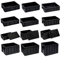 China Conductive ESD Box 10^3-10^5 Ohms Anti Static Storage Bin for PCB Electronic Components for sale