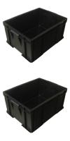 China Black Conductive ESD Packing Box 10^3-10^5 Ohm for Electronics PCB Storage for sale