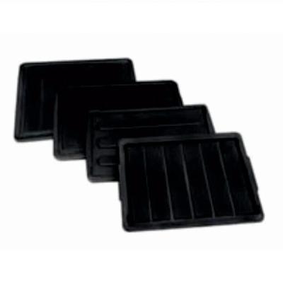 Cina Contenitore di imballaggio lucido conduttivo nero della laminazione ESD per elettronica in vendita