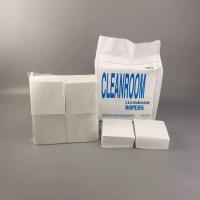 China 100% Polyester Class 100 Cleanroom Microfiber Wiper 9x9 Inch Laser Cut for sale