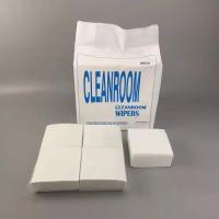 China 100% Polyester Class 100 Cleanroom Microfiber Wiper 9x9 Inch Laser Cut for sale