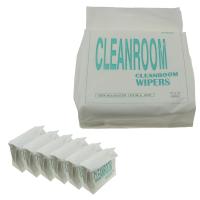 China 100 Percent Polyester Class 100 Cleanroom Wipes 150 Pcs 9x9 Inch Laser Sealed Edge for sale