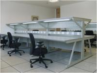 China ESD Anti Static Workbench 1500x750mm Adjustable Height Electronic Repair Table for sale