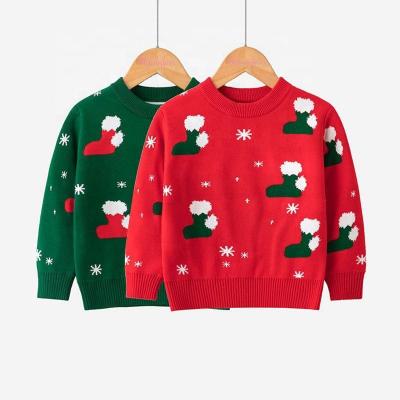 China New Design Knit Christmas Kids Pullover Sweater Elk Boys Sweaters for sale