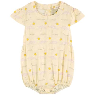 China Summer Baby Printed Series Sets Rompers Oragnic Cotton Toddlers Baby Rompers for sale