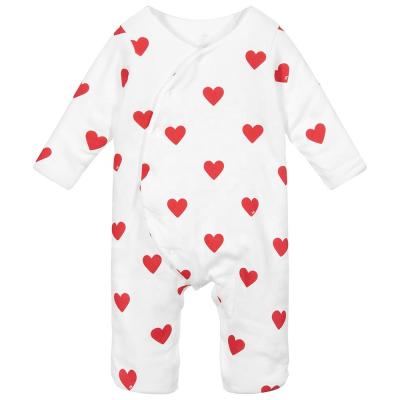 China wholesale long sleeve shirt newborn baby clothes strampler romper for sale