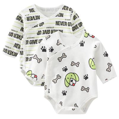 China Baby Romper High Quality 100% Cotton Long Sleeve Onesie Baby Bodysuit with factory price for sale