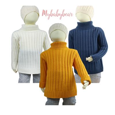 China Boys Winter Thick Pullover Top High Turtleneck Children turtle neck Sweater for Kids for sale