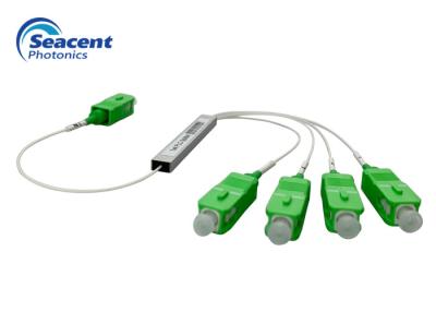 Cina Tipo planare micro del separatore 1x4 del circuito dell'onda luminosa dello SpA con i connettori di SC/APC in vendita