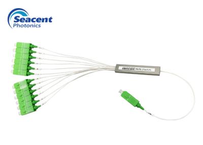 Cina uniformità eccellente di Manica del mini di fibra ottica 1x12 separatore dello SpA con il connettore di SC/APC in vendita