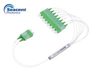 China Fiber Optic PLC Splitter mini module 2x8 with SC/APC connector for sale