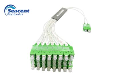 Cina Metropolitana d'acciaio 2x32 del separatore a fibra ottica dello SpA di progettazione compatta con il connettore di SC/APC in vendita