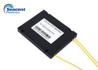 China 1X2 2.00mm PLC Splitter Module , Abs Plastic Splitter Good Channel Uniformity for sale