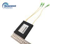 China 1X2 2.00mm PLC Splitter Module , Abs Plastic Splitter Good Channel Uniformity for sale