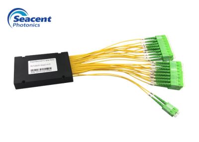 China Low Insertion Loss Abs Box Plc Splitter 2.00mm 2x32 Optical Splitter for sale