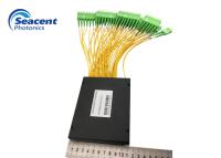 China Low Insertion Loss Cassette PLC Splitter 2X64 For FTTX PON network for sale