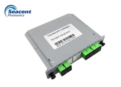 China Compacte PLC van de ontwerp7.8db Cassette Splitser 2x4 voor Passief Optisch Netwerk Te koop