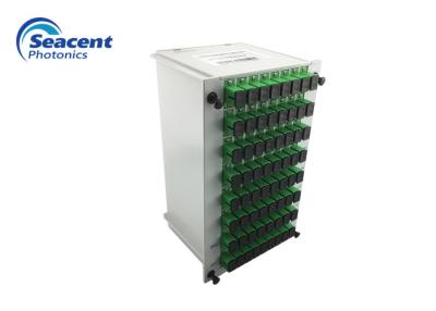 China Insertion Type Fiber Plc Splitter 2x64 0.9mm With Stable Polarization for sale