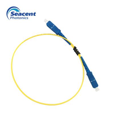 China Cabo de remendo da fibra ótica do UPC, SC simples do único modo à ligação em ponte da fibra do SC à venda