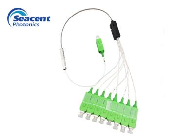 China 1x8 taktype Vezel de Optische Plc Uniformiteit van het Splitsers Goede Kanaal 1260-1650 NM Te koop
