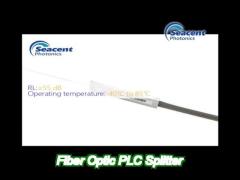1x64 bare fiber optical plc splitter low insertion loss with even ratior
