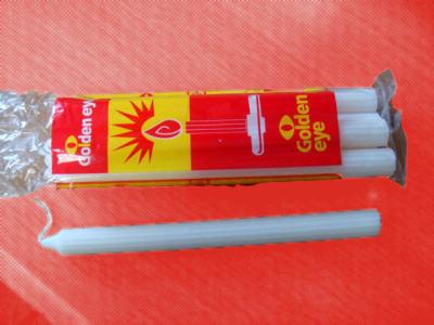 China white fluted candles for sale