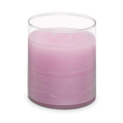 China paraffin wax glass jar candles for sale