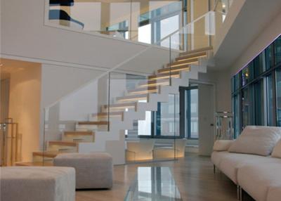 China stairs design indoor with rod bar railing top handrail wooden stair for sale